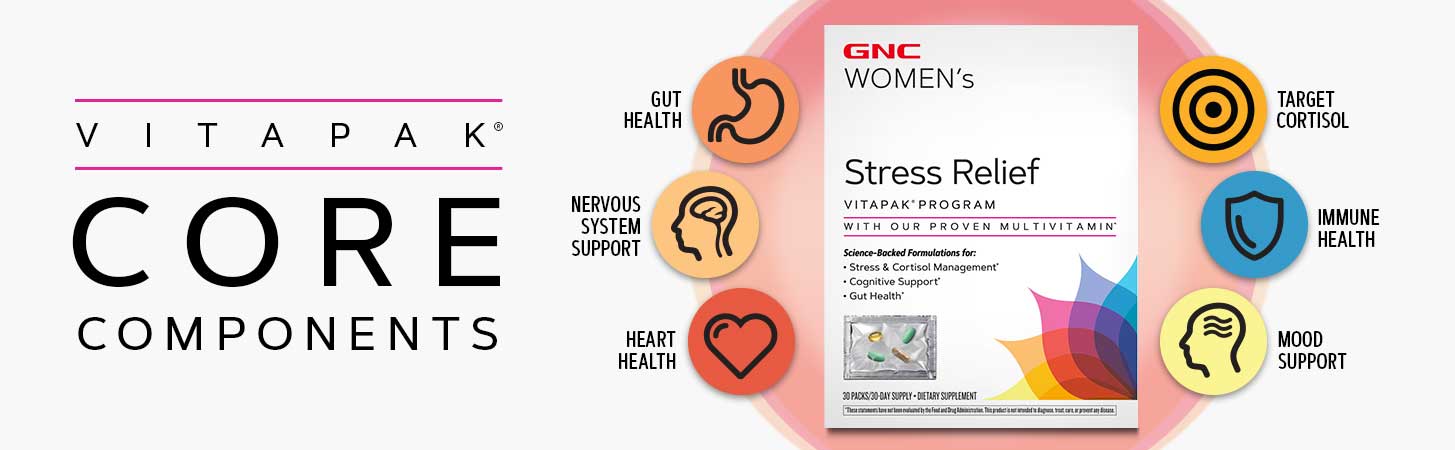 GNC Women's - Stress Relief Vitapak® Program (30 Servings) | GNC